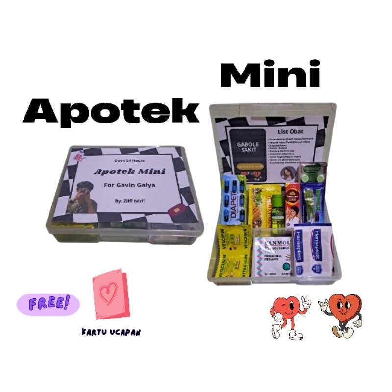 Jual (READY STOCK) apotek mini I Kado apotek mini I gift untuk pasangan ...