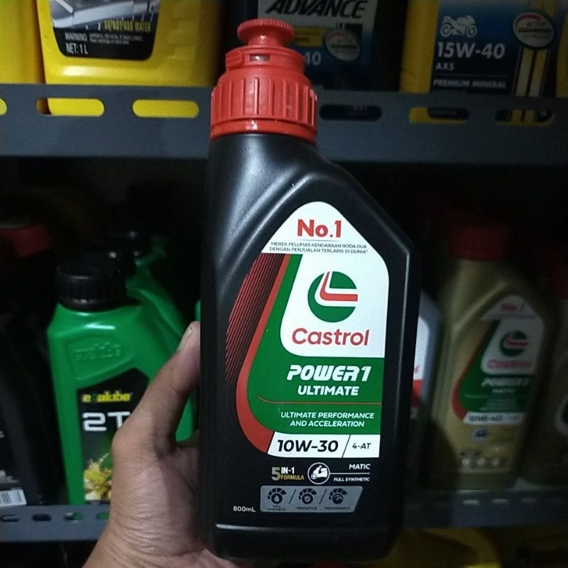 Jual OLI CASTROL MATIC POWER 1 ULTIMATE 10W-30 4-AT FULL SYNTHETIC ...