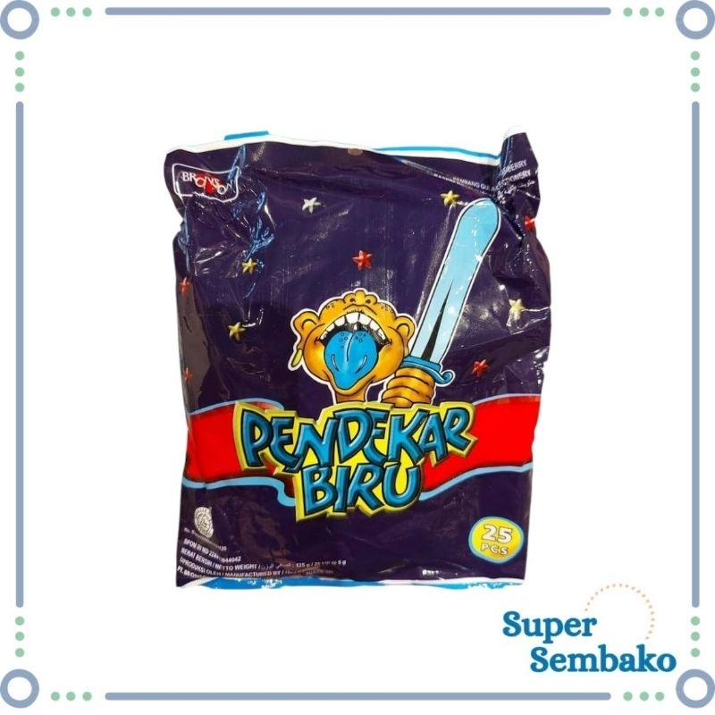 Jual PERMEN GULA GULA JADUL LOLIPOP PENDEKAR BIRU ISI 25 PCS | Shopee ...