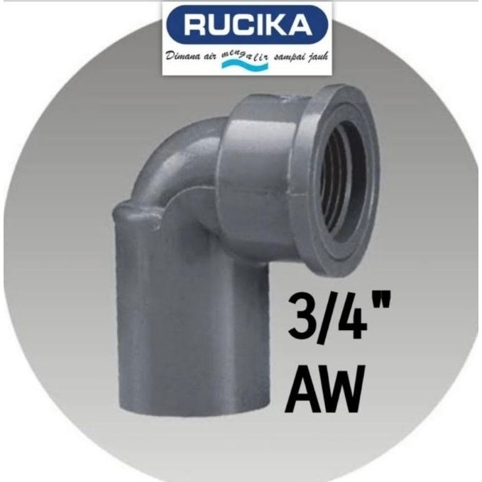 Jual Elbow Rucika 3/4" Inch AW / Knee Elbow 3/4" Inci | Shopee Indonesia