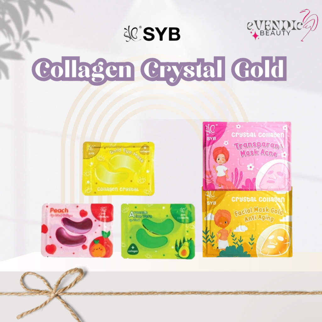 Jual READY SYB Collagen Crystal Gold Eye Mask / masker mata / lip mask ...