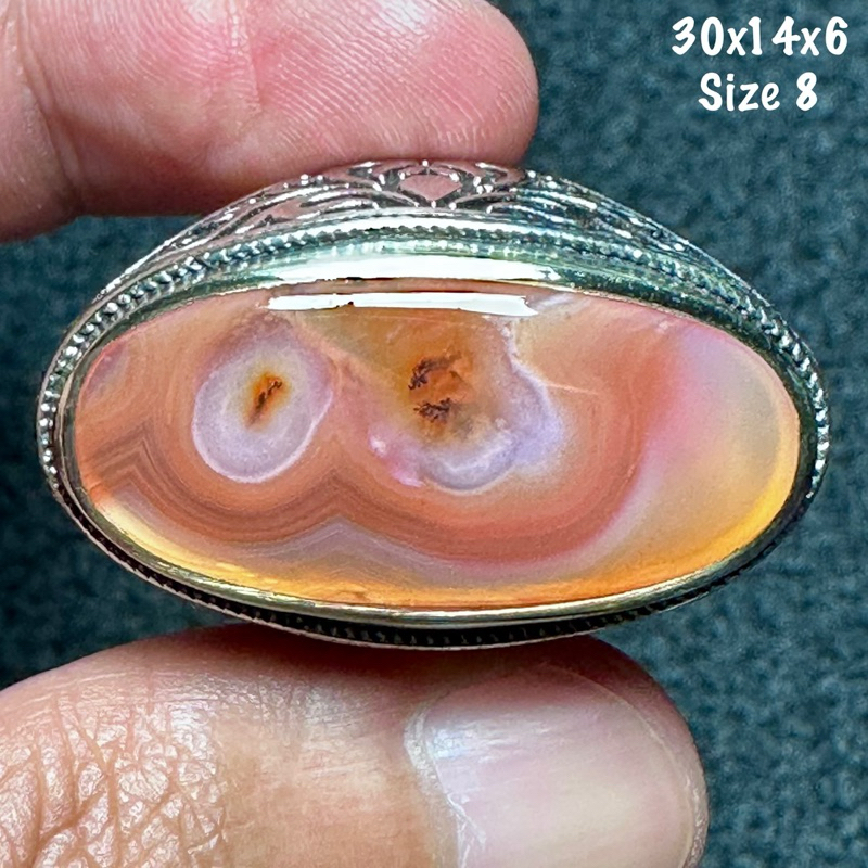 Jual Cincin Batu Akik Natural Baturaja Lumut Sakura Lafadz الله Kristal ...