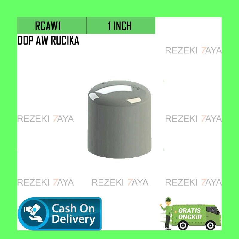 Jual CAP PVC AW 1 INCH RUCIKA FITTING PIPA AIR PVC RUCIKA SAMBUNGAN ...