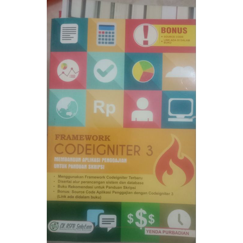 Jual Buku IT. Framework Codeigniter 3. Membangun Aplikasi Penggajian untuk panduan skripsi ...