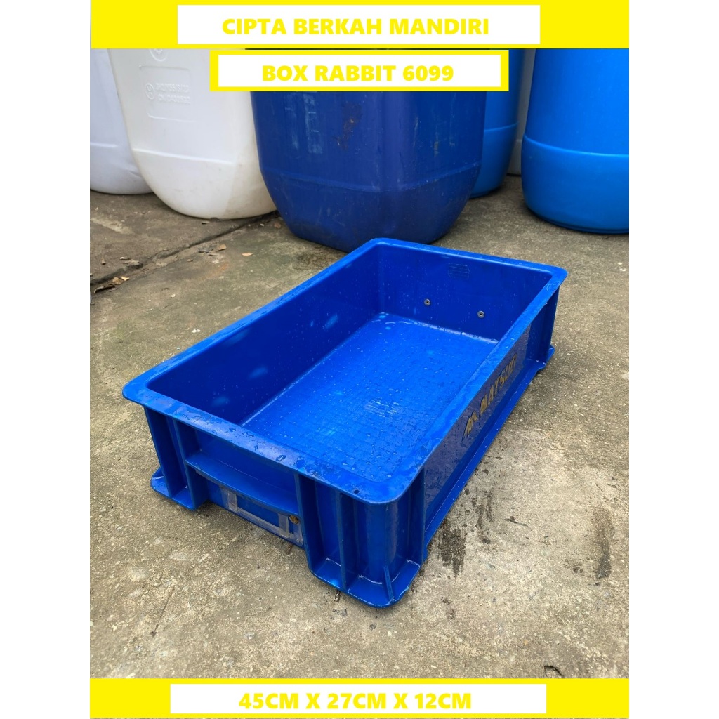 Jual box rabbit tipe 6099 Bak Kotak / Box Plastik Bekas Kualitas Baru ...