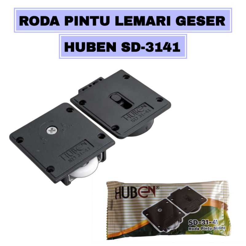Jual Roda Sliding Huben SD-3141 | Roda Pintu Lemari Geser / Sliding ...