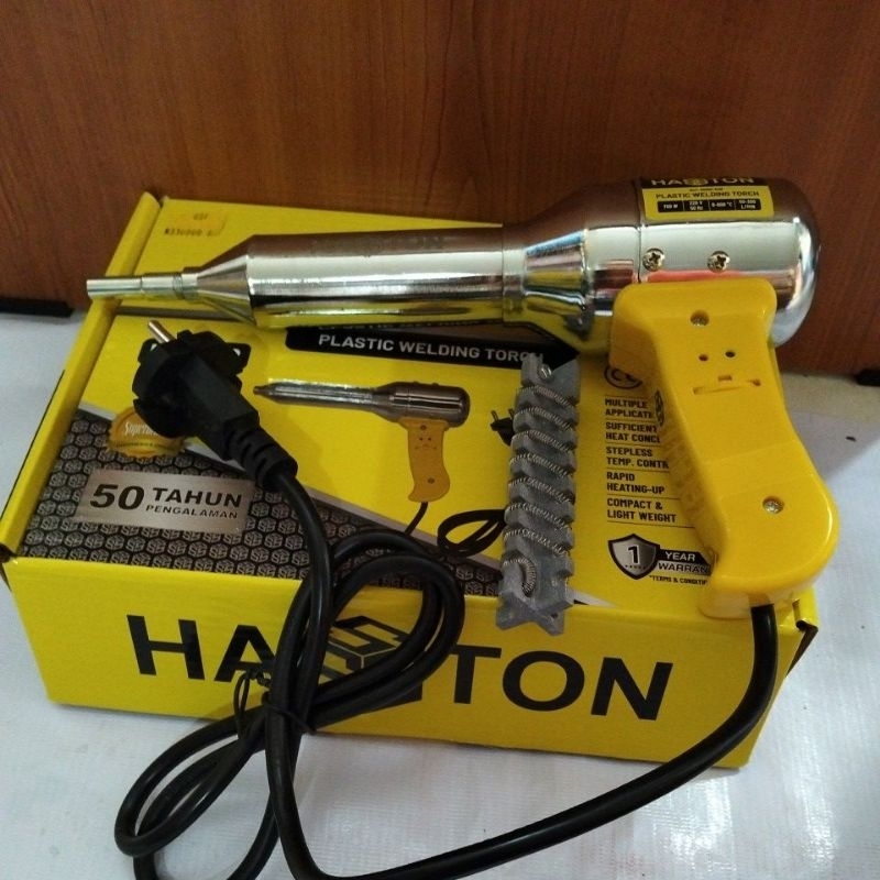 Jual Mesin las plastik PVC Plastic welding torch HASSTON 700 watt ...