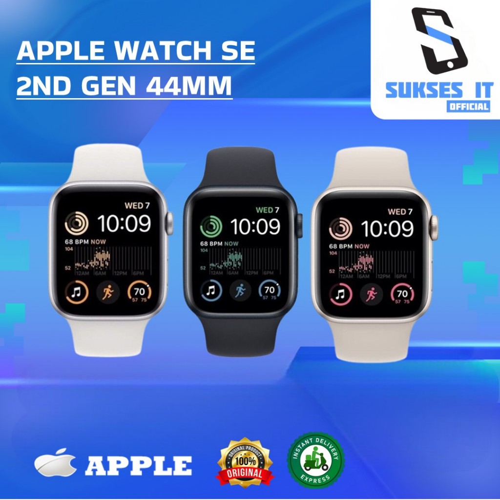 Jual APPLE WATCH SE 2ND GEN 40MM GPS MIDNIGHT ALUMINIUM CASE WITH MIDNIGHT SPORT BAND M/L ...