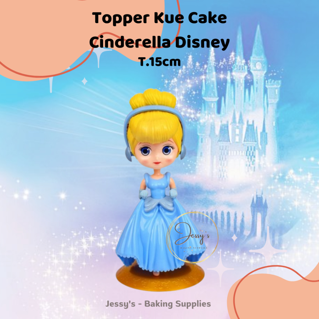 Jual Cinderella Disney Princess Topper Kue Cake Disney Princess ...