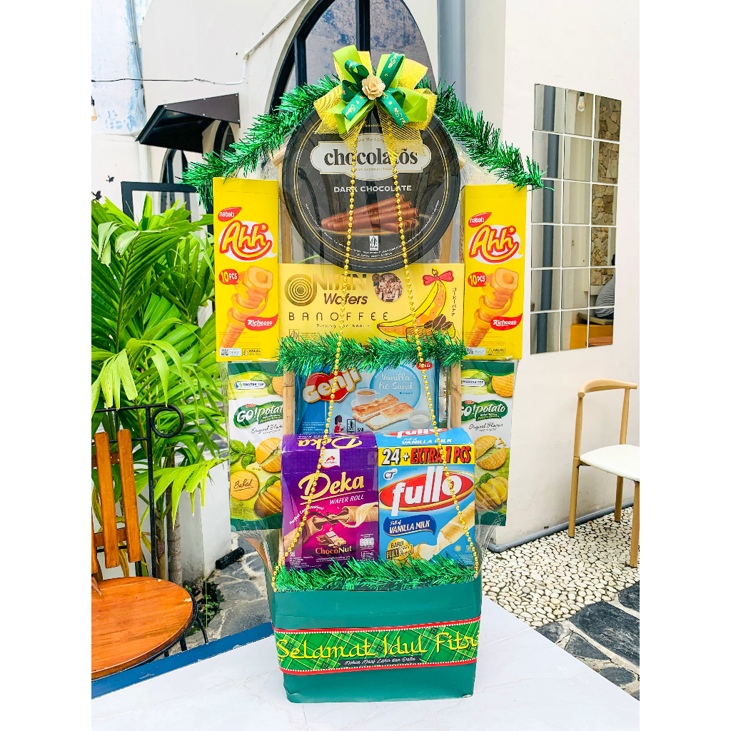 Jual Parcel Hari Raya30/Hampers/Custom Parcel/Snack Parcel/Chocolatos ...