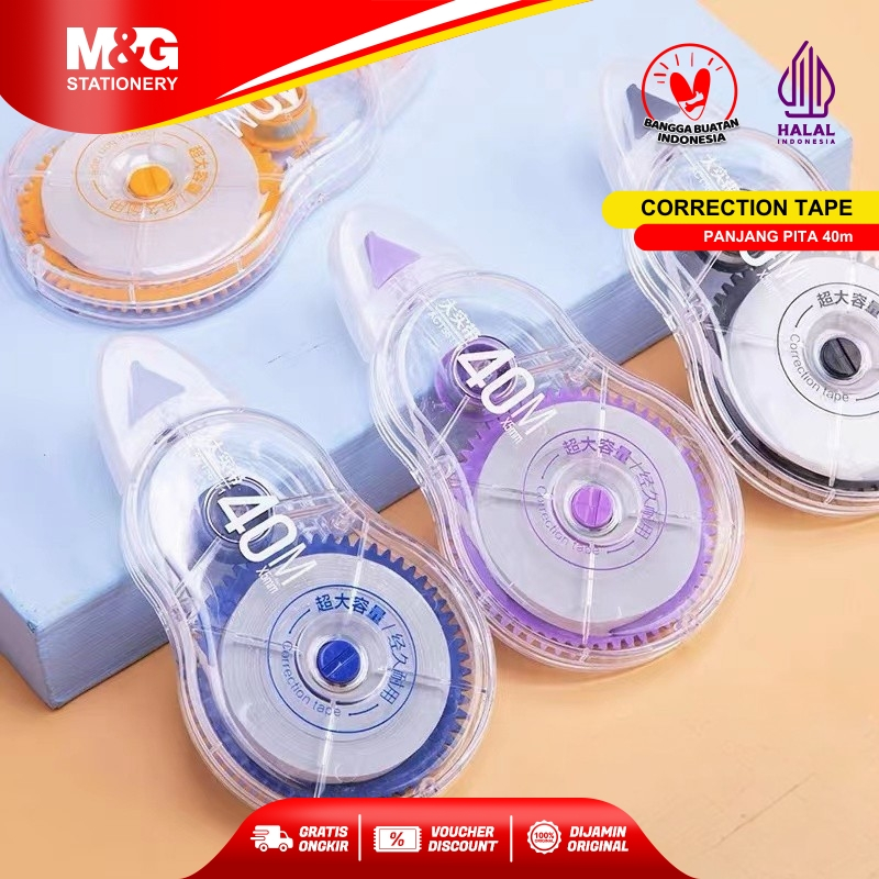 Jual M&G Correction Tape / PitaTipe X Kertas Stipo Roll 40Meter x 5mm ...