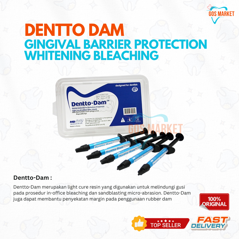 Jual DENTTO DAM / GUM GINGIVAL BARRIER PROTECTION WHITENING BLEACHING ...