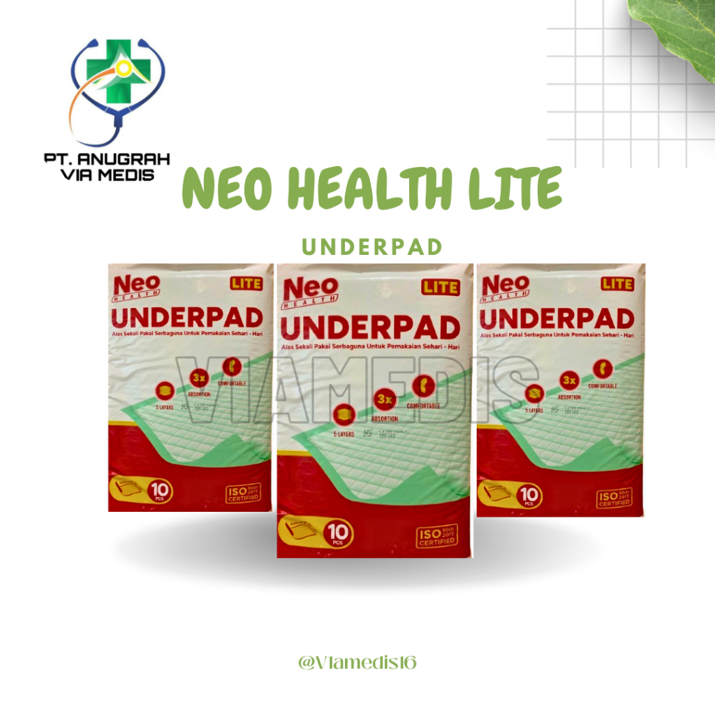 Jual UNDERPAD NEO MERAH ISI 10PCS 60X90CM ECER | Shopee Indonesia