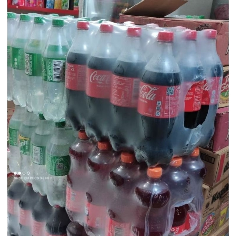 Jual coca cola fanta sprite kemasan 1 LT 1krat isi 12 | Shopee Indonesia