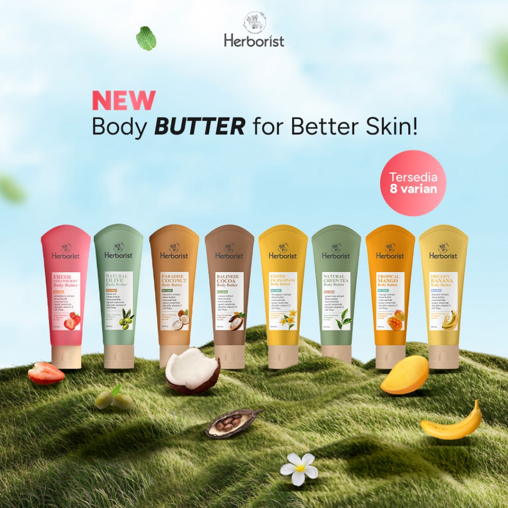 Jual Herborist Body Butter 80g/Losion Tubuh | Shopee Indonesia