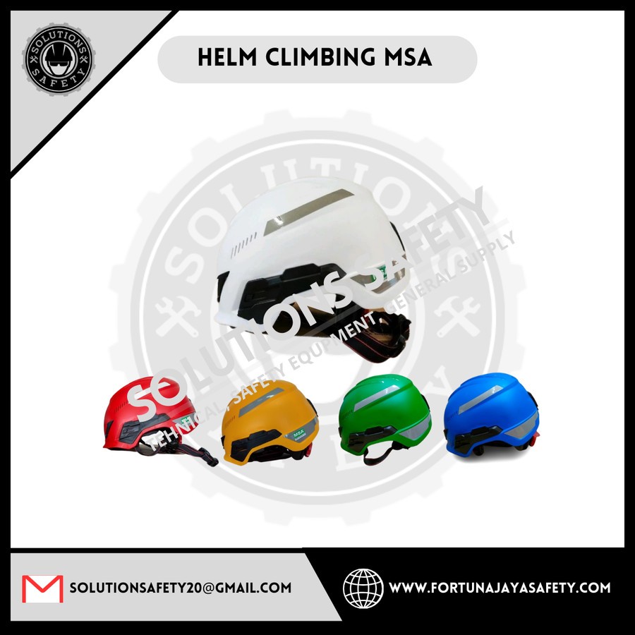 Jual Helm Safety MSA Climbing H1 Trivent Original SNI | Shopee Indonesia