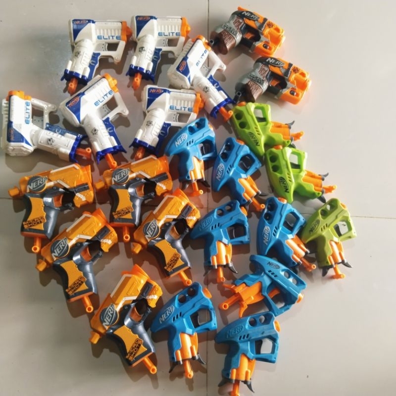 Jual mainan Tembakan NERF GUN NANO FIRE, MICROSHOT, dan TRIAD | Shopee ...