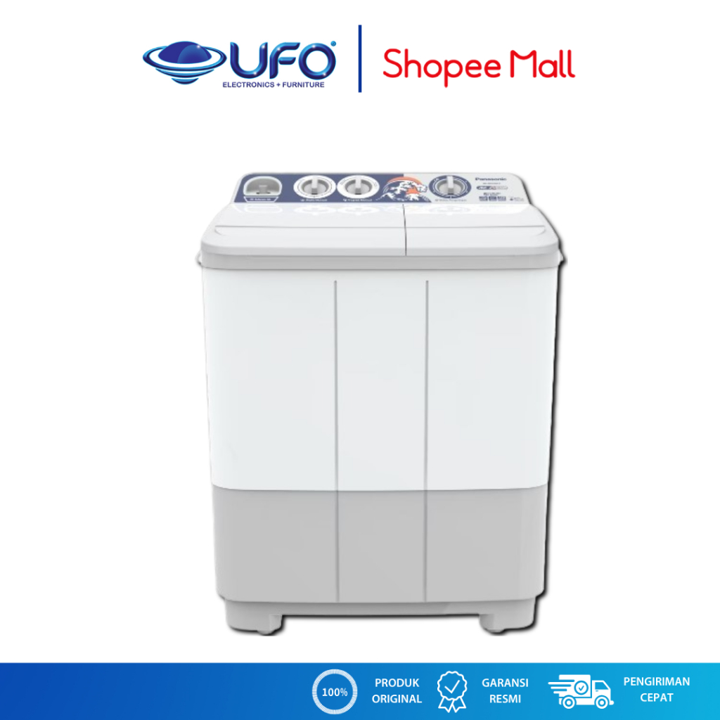 Jual Panasonic Mesin Cuci 2 Tabung Low Watt AG Clean Pulsator 9 Kg ...