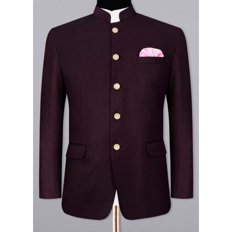 Jual JAS BLAZER PRIA SEMI KOKO PRIA DEWASA BURGUNDY LENGAN PANJANG ...