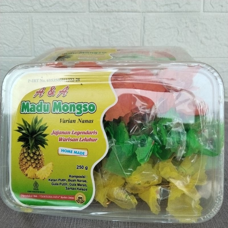 Jual Madu Mongso Varian Nanas Jajan Jadul Olah-Oleh Khas Daerah Manis ...