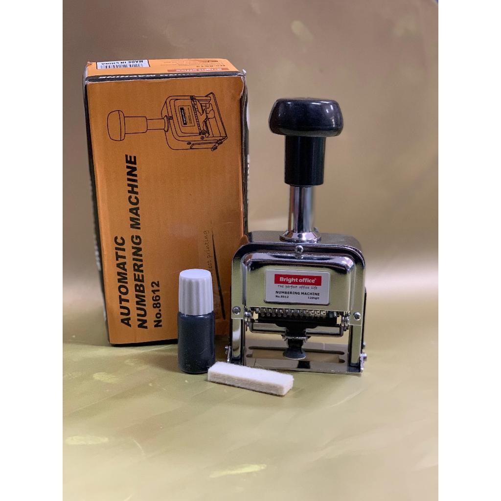 Jual numerator 12 digit bright office ( metal numering) | Shopee Indonesia