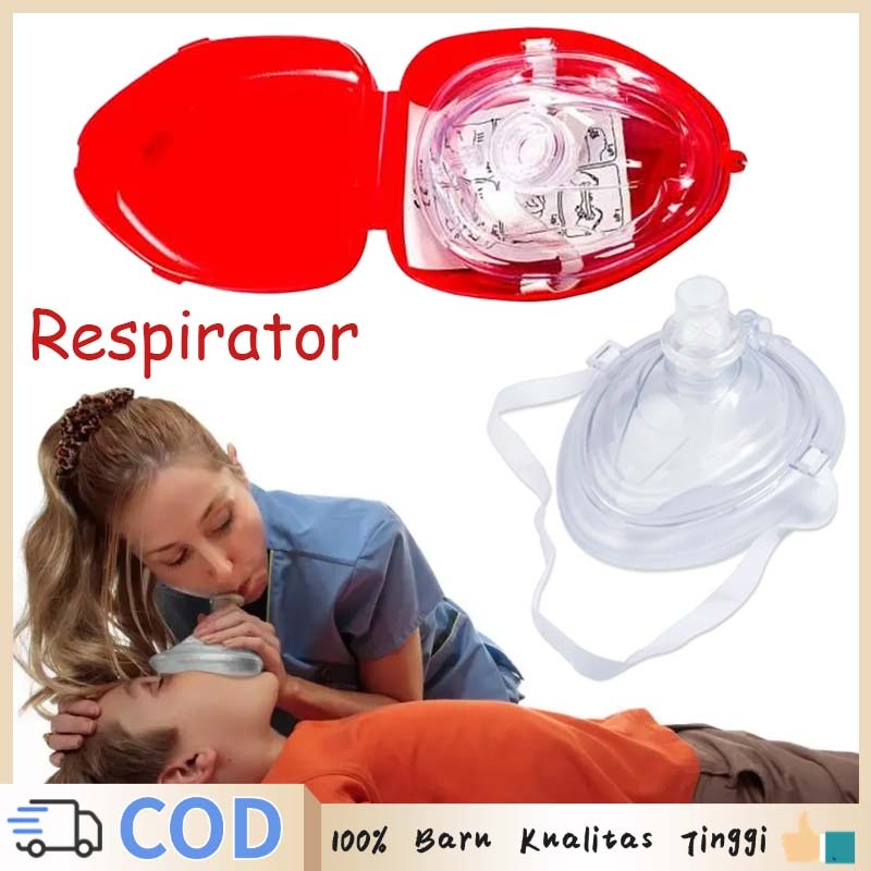 Jual 1set Cpr Masker Masker Resusitasi Cpr Pocket Resuscitator Mask ...