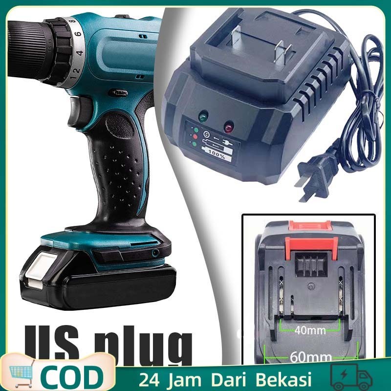 Jual Charger Makita Lithium Bor 21v / Charger Bor Baterai Makita ...