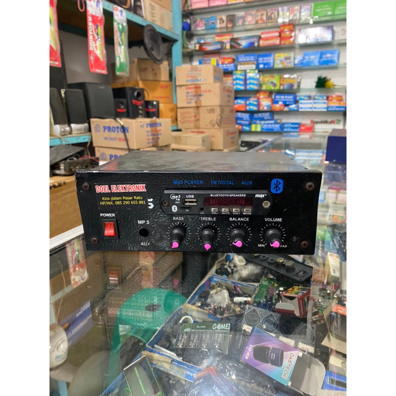 Jual Amplifier Speaker Aktif ( Bluetooth,USB,MMC,FM ) | Shopee Indonesia