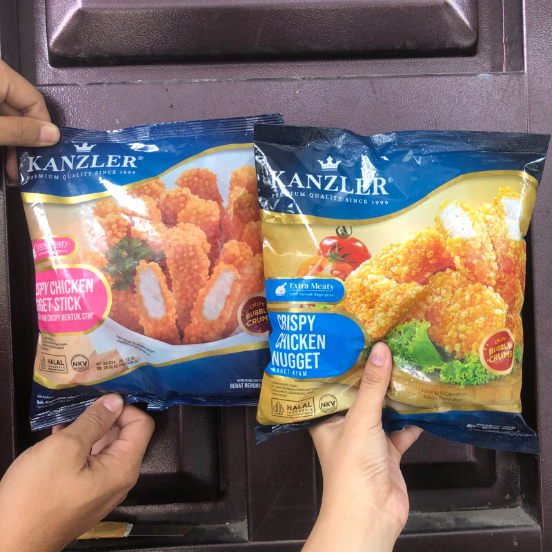 Jual Crunchy Bubble Kanzler Nuget Crispy 450gr Chicken Nugget Stick ...