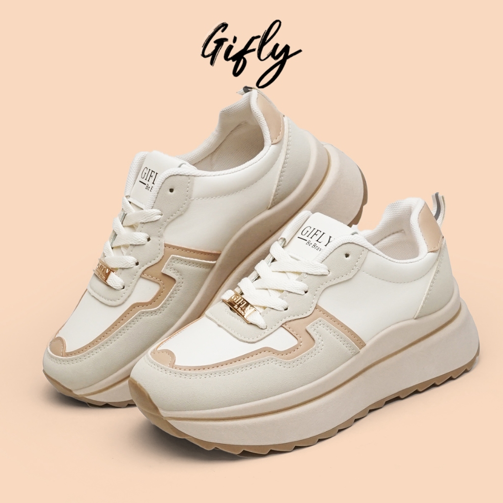 Jual GIFLY Aeri Sepatu Sneakers Wanita Sport Shoes GIF13-4 | Shopee ...