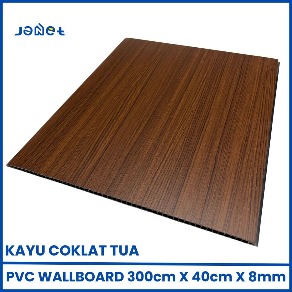 Jual Wallboard Dinding Pvc Kayu Coklat Tua | Wallboard WPC | PVC ...