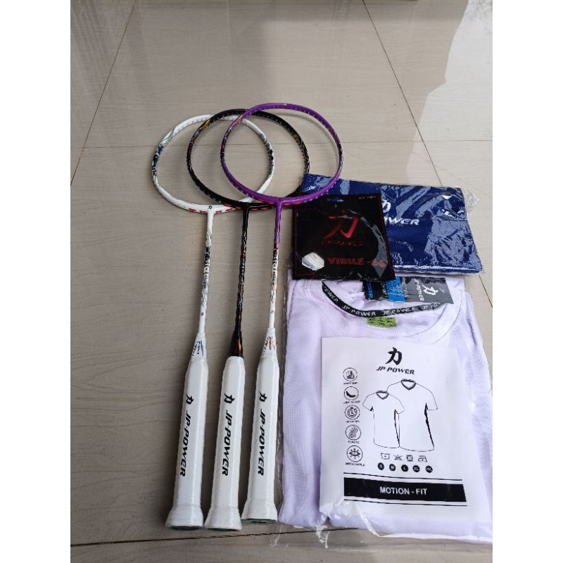 Jual RAKET BADMINTON ORIGINAL JP POWER SAMURAI Q1 FULLSET | Shopee ...