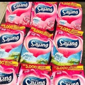 Jual Sayang Detergent Rose fresh Sachet 40gr (Isi 6 Sachet) | Shopee ...