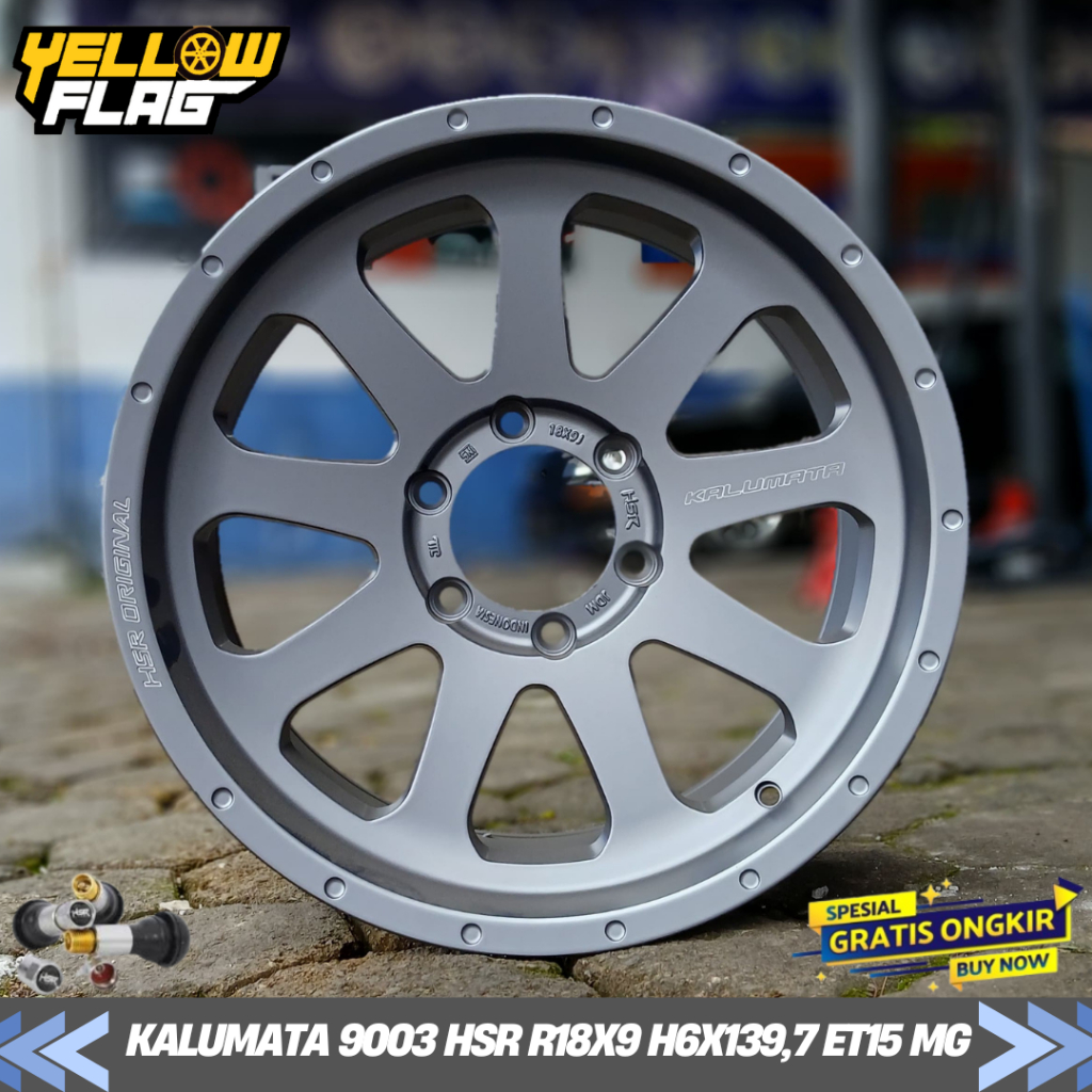 Jual VELG MOBIL FORTUNER PAJERO STRADA RINR 18 HSR KALUMATA LUBANG/PCD ...