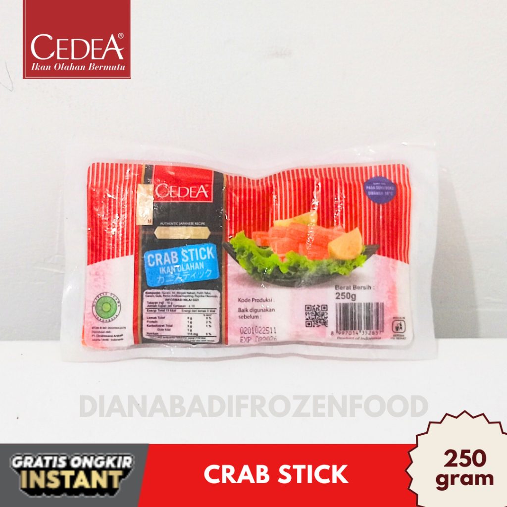 Jual CEDEA Crab Stick 250 gram Murah | Shopee Indonesia