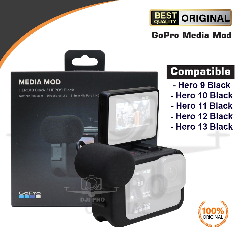 Jual GoPro Media Mod for Hero 13 Hero 12 Hero 11 Hero 10 Hero 9 Black ...