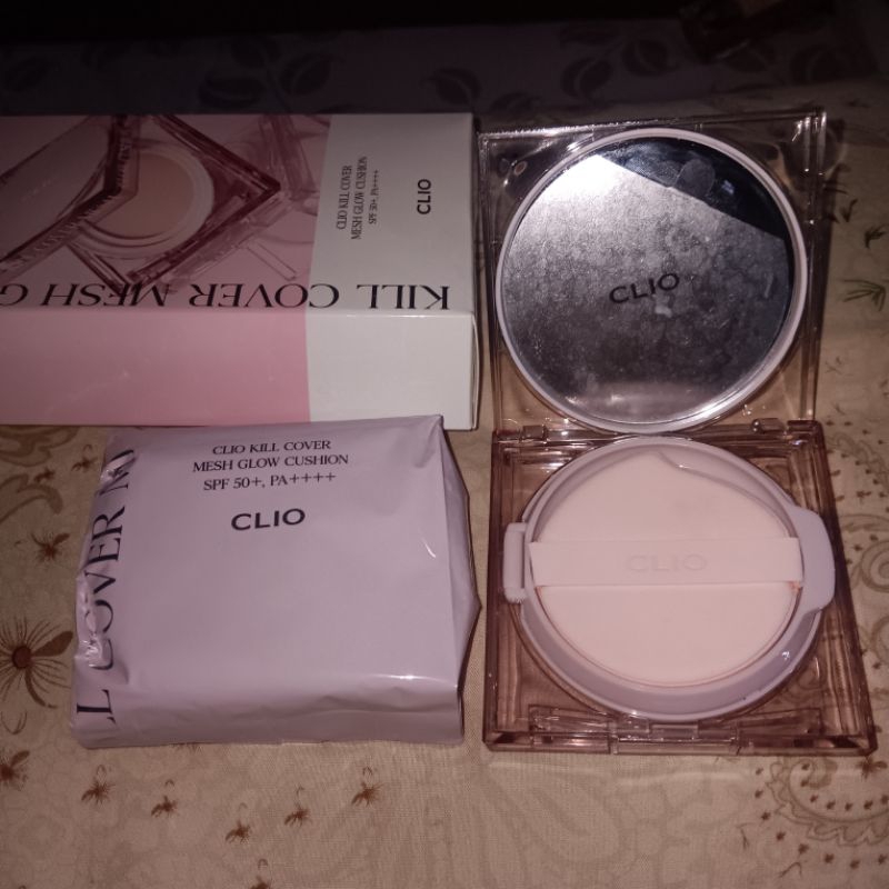 Jual [Dijual Rugi] CLIO Kill Cover Mesh Glow Cushion Shade 3-BY Linen ...