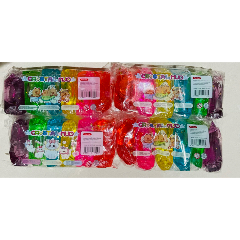 Jual Slime Pack Crytal Mud (1 pack isi 6 pcs) | Shopee Indonesia