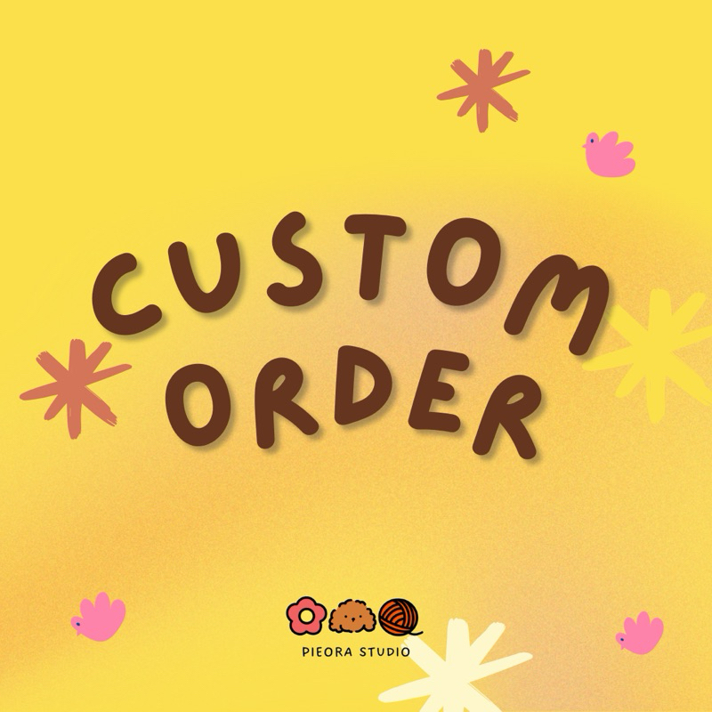 Jual [CLOSE DULU SUDAH FULL] boneka amigurumi rajut custom | custom ...