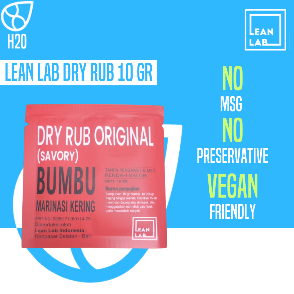 Jual Lean Lab Dry Rub Sachet 10g | Shopee Indonesia