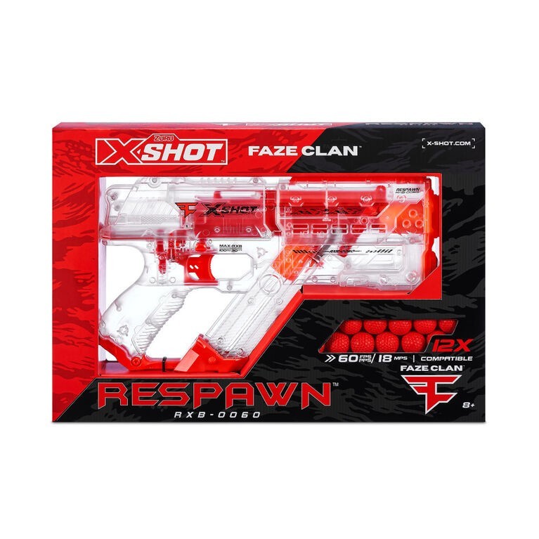 Jual X-Shot by ZURU FaZe Respawn Round Blaster (12 rounds) | Shopee ...