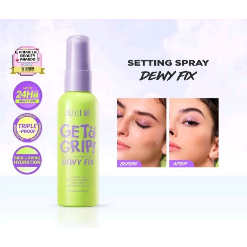 Jual Dazzle Me Setting Spray Dewy Fix 60 ml | Shopee Indonesia