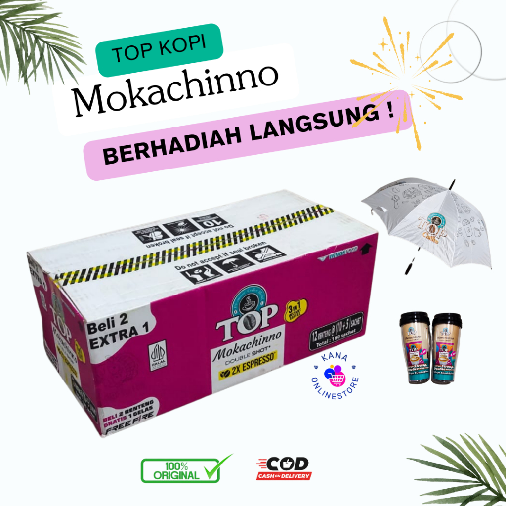 Jual TOP COFFEE MOKACHINNO 15 SACHET [PROMO BERHADIAH] | Shopee Indonesia