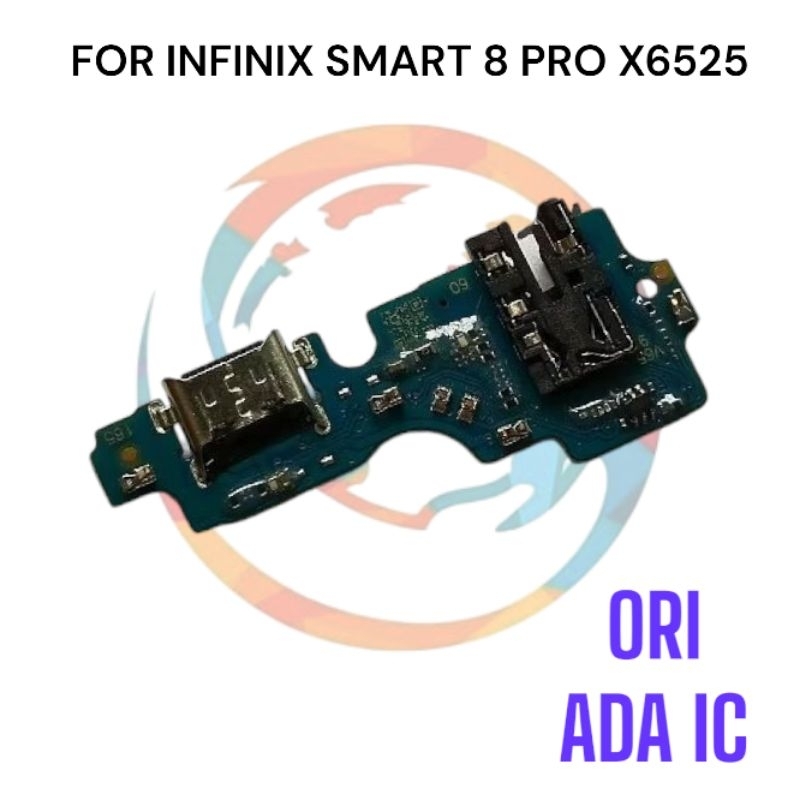 Jual PAPAN KONEKTOR CHARGER PCB BOARD KONEKTOR CAS INFINIX SMART 8 PRO X6525 ORIGINAL CONNECTOR ...