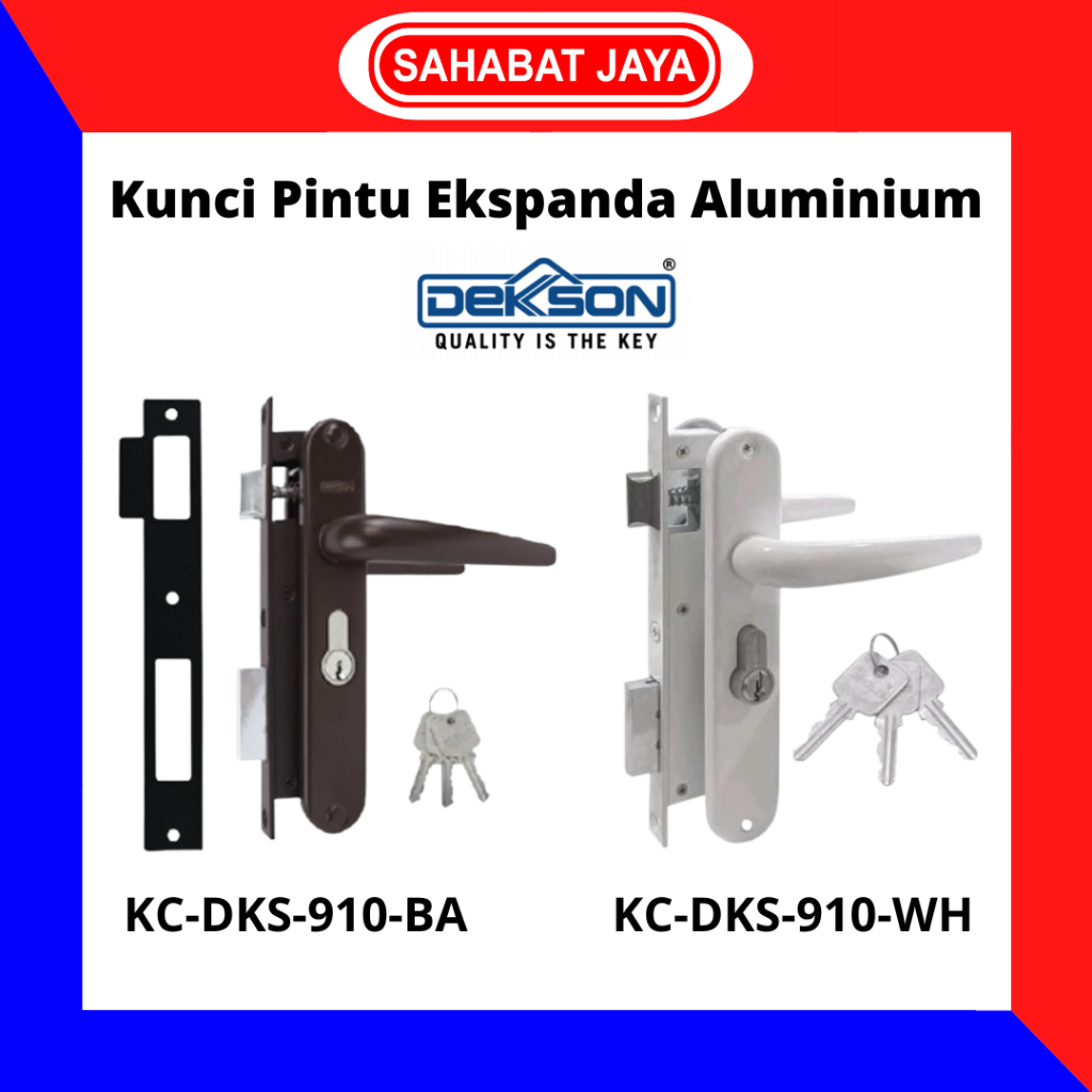 Jual Kunci Ekspanda Dekkson KC 910 Aluminium Handle Kunci Pintu Kawat Nyamuk | Shopee Indonesia