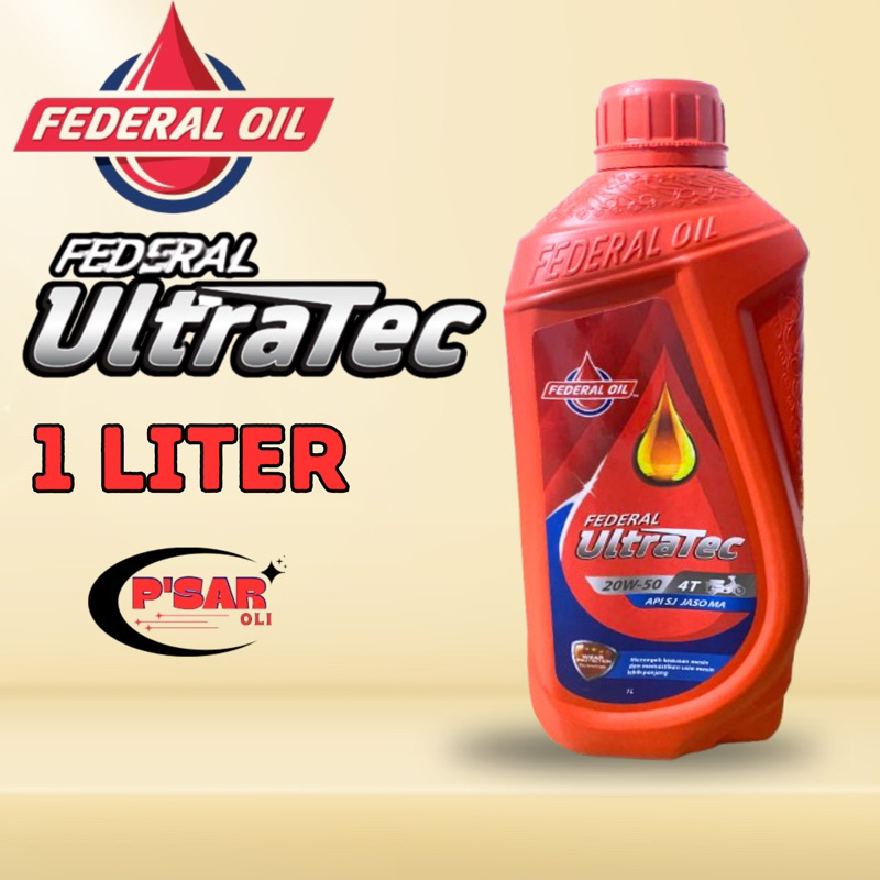 Jual 1 LITER OLI ULTRATEC OLI MOTOR FEDERAL ULTRATEC | Shopee Indonesia