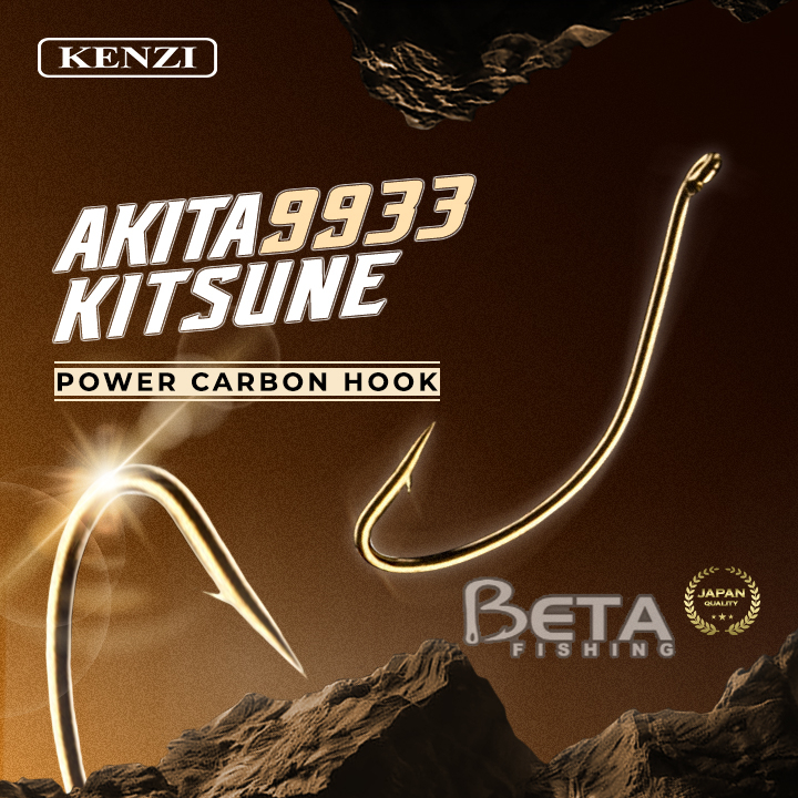 Jual MATA KAIL KENZI AKITA KITSUNE 9933 Power Carbon Hook Gold Color ...