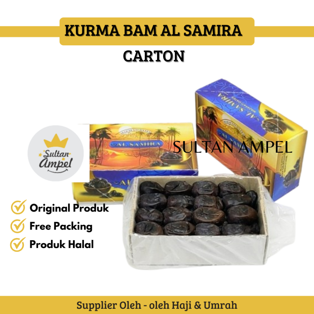 Jual GROSIR!! 1 CTN KURMA ANGGUR BAM-Kurma Bam Al Samira-Kurma Bam ...