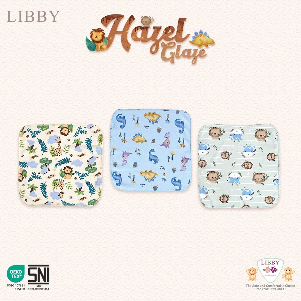 Jual Libby Sapu Tangan Motif Hazel Glaze 1 Pcs | Shopee Indonesia