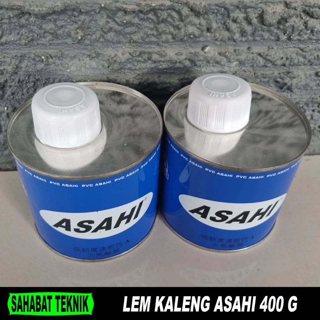 Jual Lem Pipa PVC Kaleng ASAHI 400 gram / Lem Pipa Paralon 400 Gram | Shopee Indonesia